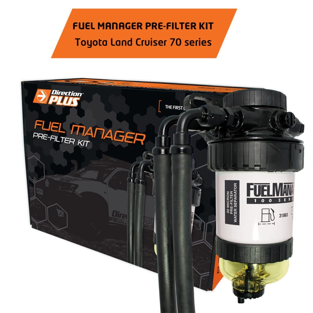 FUEL MANAGER PRE-FILTER KIT LAND CRUISER 70 SERIES - Opposite Lock