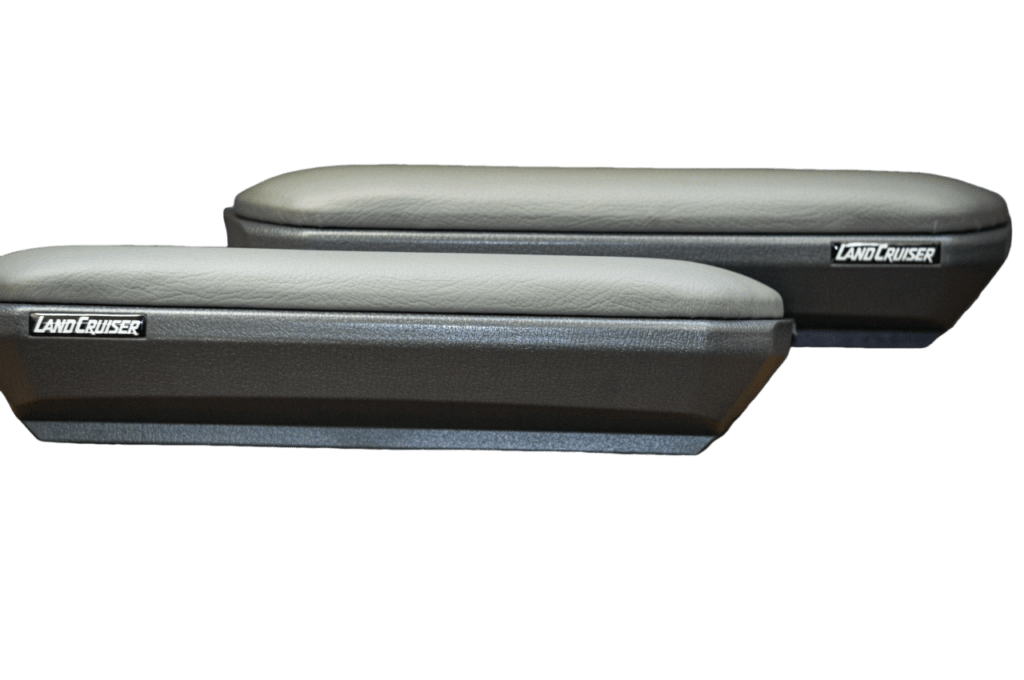 Land Cruiser 70 Series Double Cab Rear Armrests (Grey) - Opposite Lock