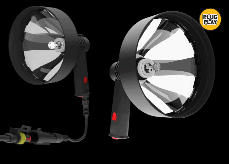 Striker 170mm Halogen Handheld Hunting Light - Opposite Lock